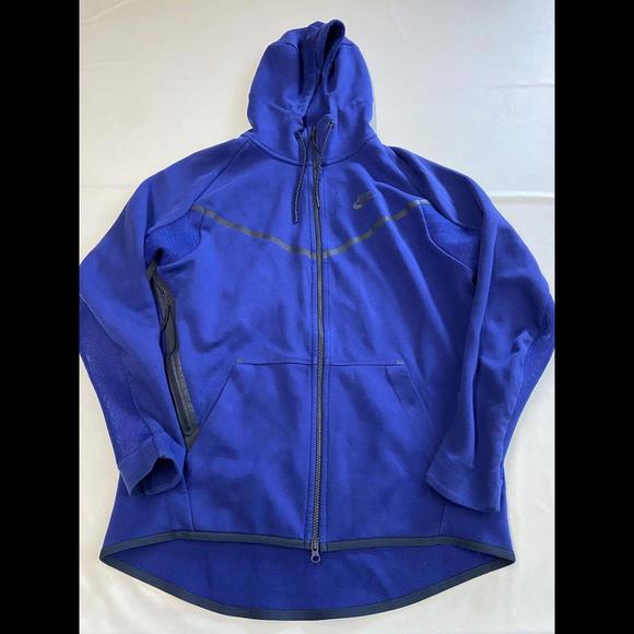 Nike | Pants | Mens Nike Blue Tech Fleece Hero Windrunner Hoodie Sz L ...